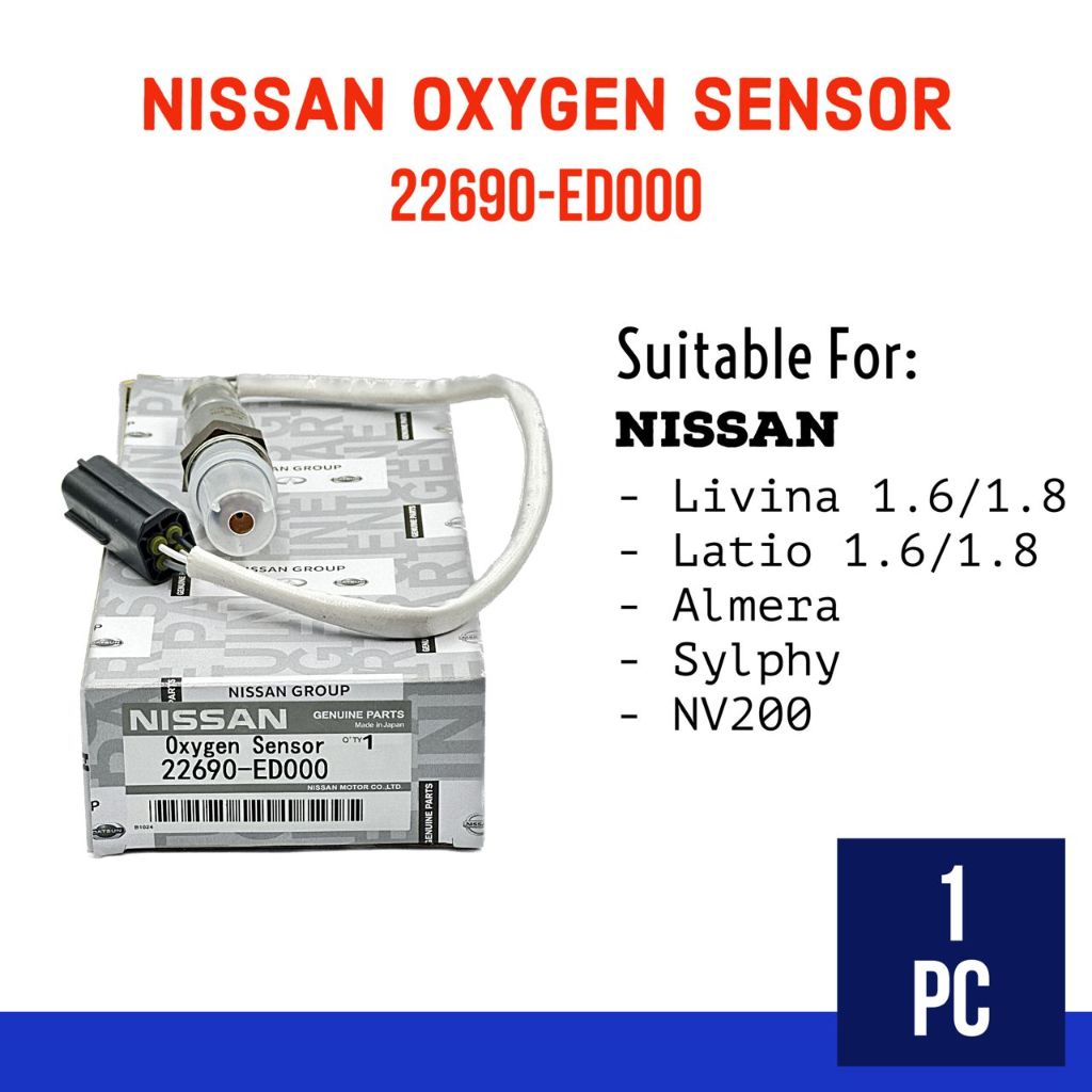 【100% ORIGINAL】NISSAN OKSIGEN SENSOR (22690-ED000) - LIVINA/ LATIO ...