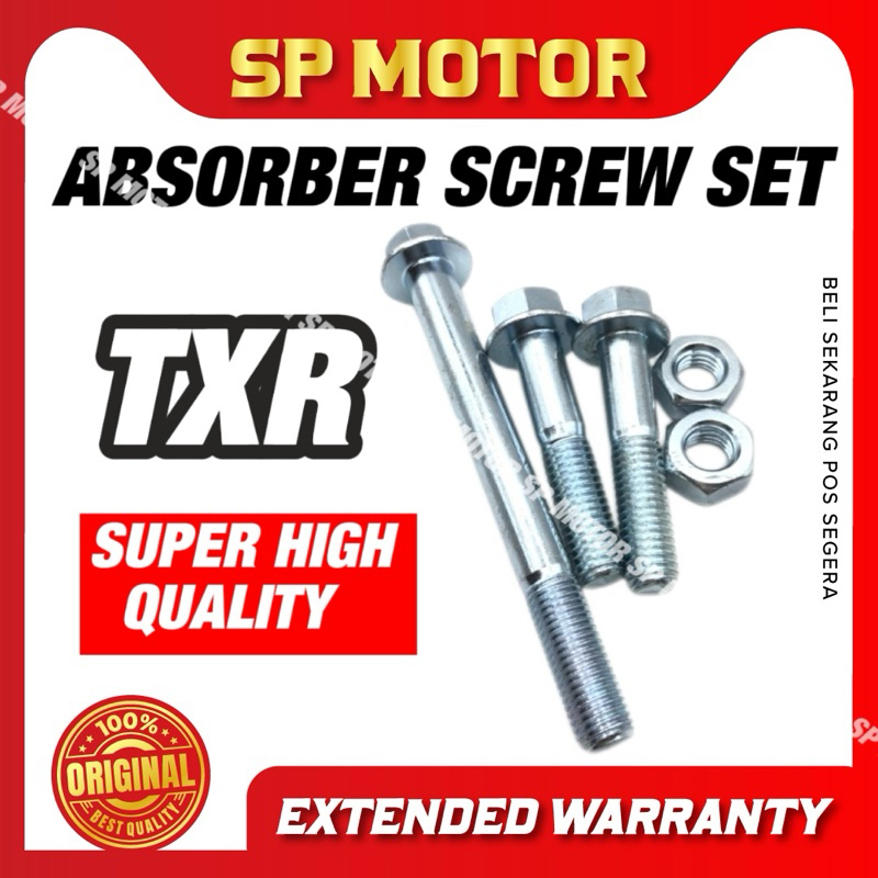 SUZUKI TXR150 PANTHER 150 TXR-150 TXR 150 ABSORBER SCREW SET MONOSHOCK ...
