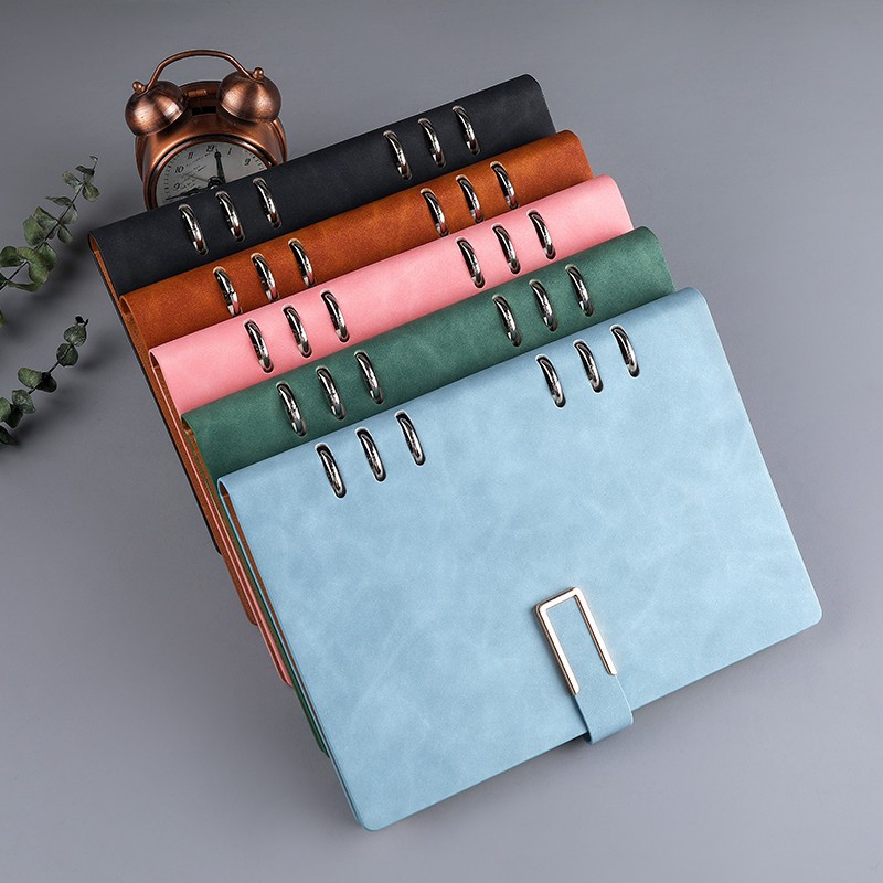 A5 Disc-bound Notebook Refillable Notebook Hand Ledgers Binder Notebook ...