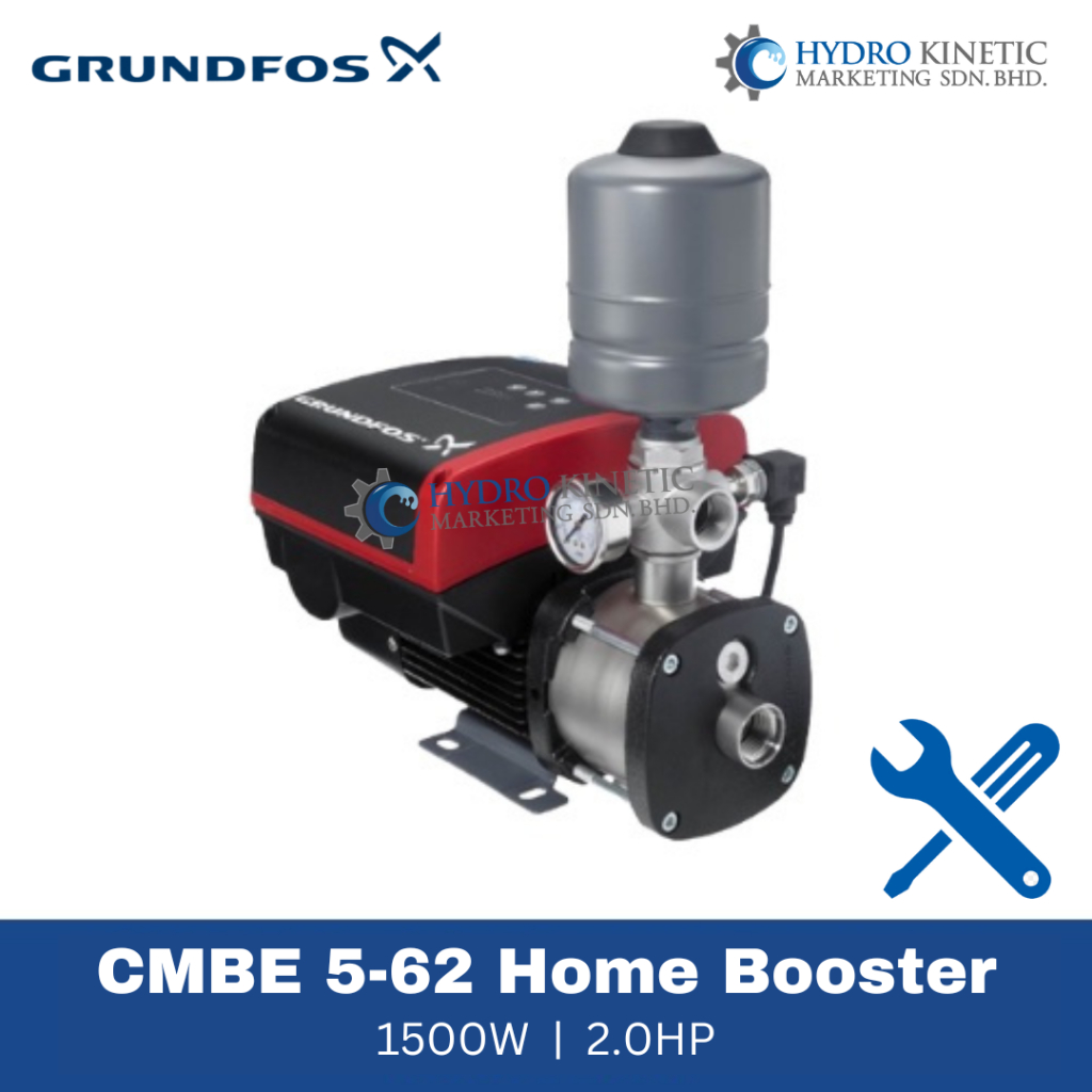 GRUNDFOS CMBE5-62 (2.0HP) REPLACEMENT INSTALLATION HOME WATER INVERTER ...