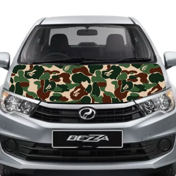 STICKER WRAP BONET KERETA BA4PE CAMO | Shopee Malaysia