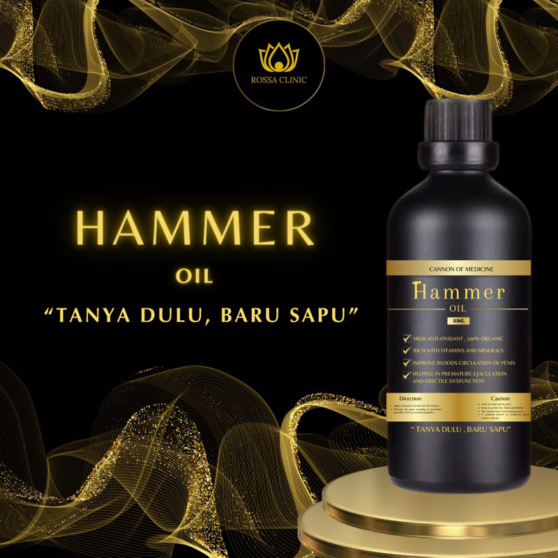 🔥🔥🔨 🔨Hammer Oil : Massage Oil by Dr Talib 🔨🔨🔥🔥 | Shopee Malaysia
