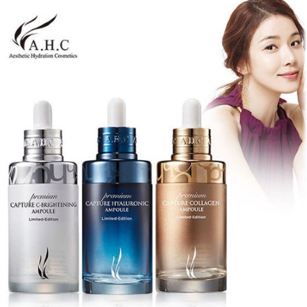 Serum AHC Capture Moist Solution Max Ampoule 100ml AHC Premium Capture Hyaluronic Ampoule 130ml ...