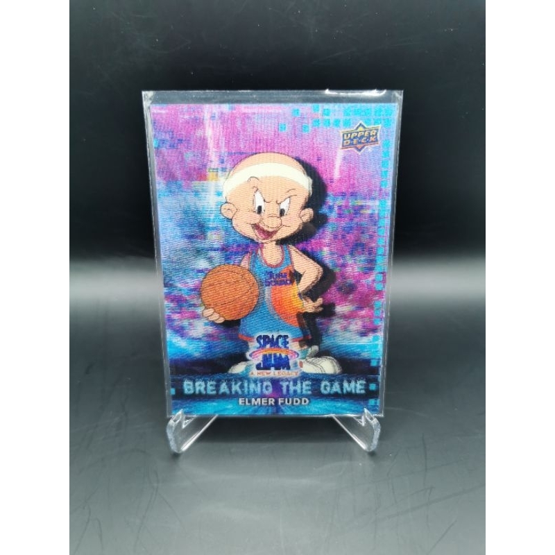 NBA CARD UPPER DECK SPACE JAM A NEW LEGACY BREAKING THE GAME 3D ELMER ...
