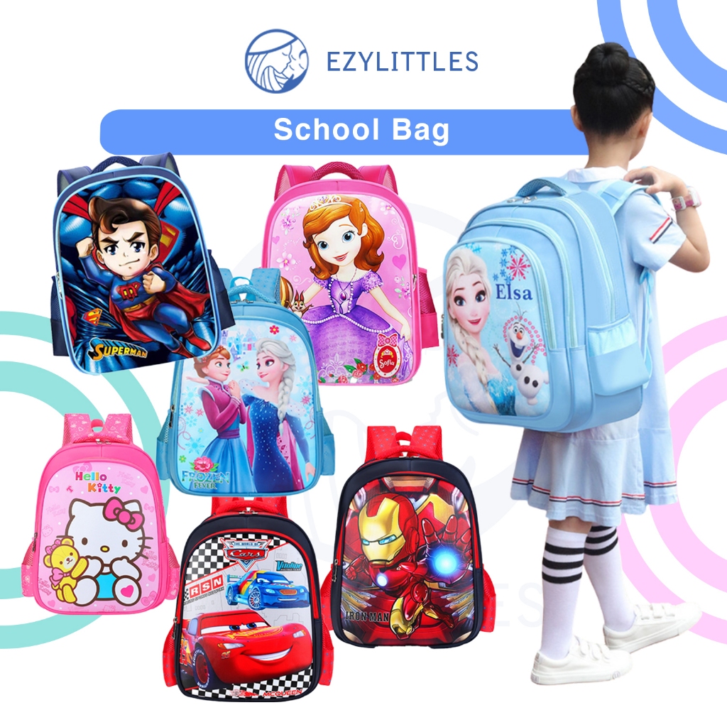 EZYLITTLES School Bag Kids Children Backpack Beg Sekolah perempuan ...