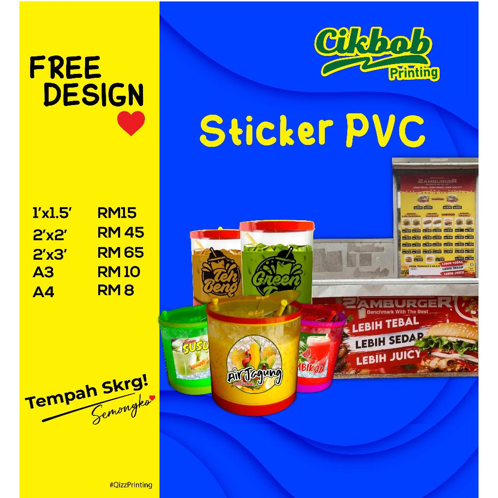 Sticker Balang / Stall | Shopee Malaysia