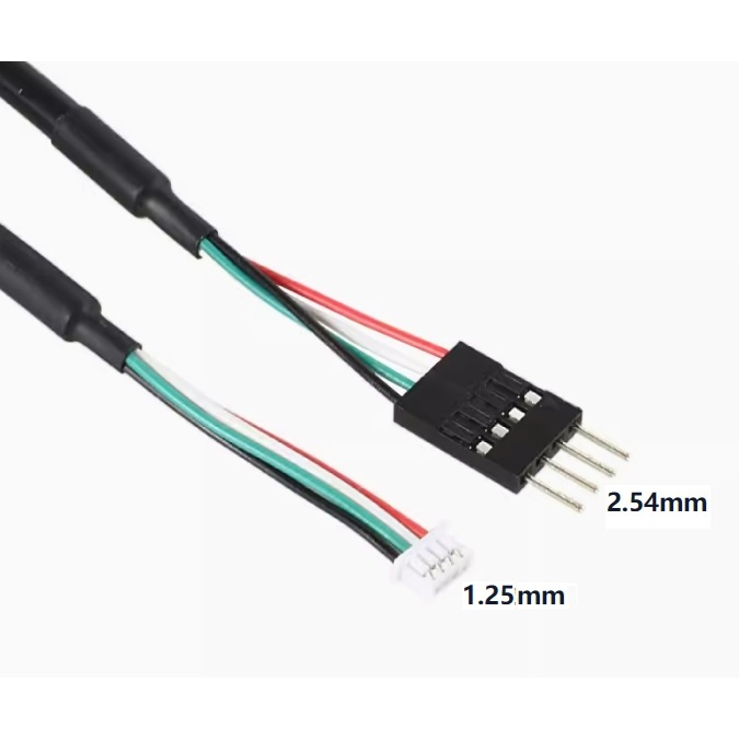 MX1.25 Dupond 2.54mm Male 4pin to 4p 1.25mm Connector Converter Cable | Shopee Malaysia