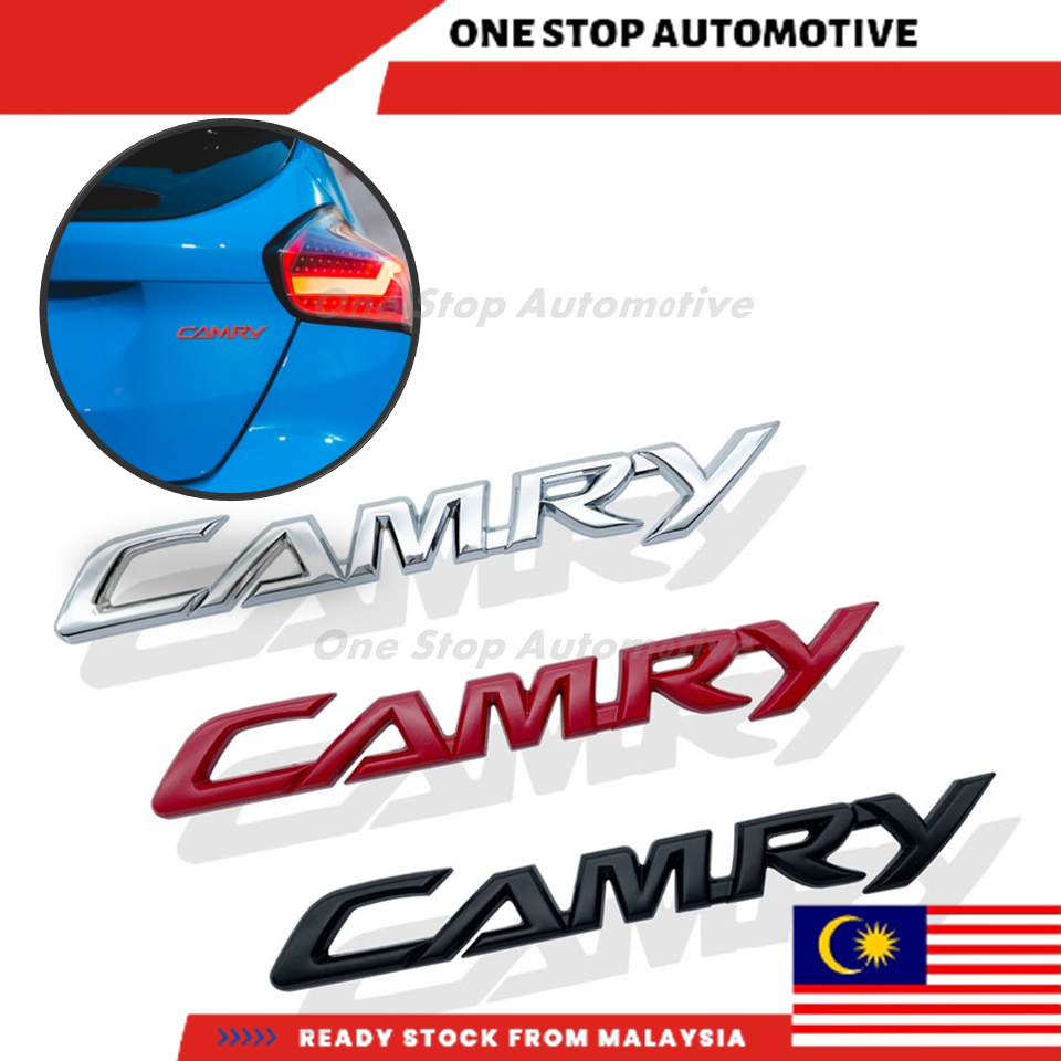 TOYOTA CAMRY 3D Metal Logo Gazoo Racing GR Sport Car Rear Tail Trunk ...