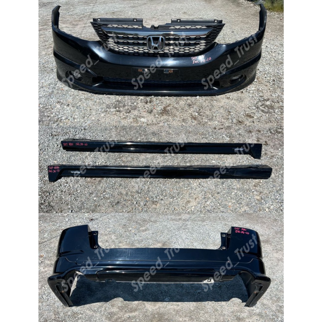 Original Used Bodykit MODULO PFL Front Rear Bumper Grill Lip Skirting Honda Odyssey RB RB1 RB2 ...