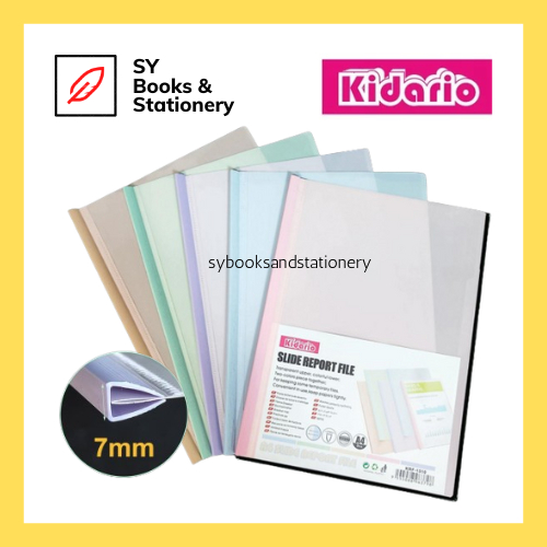 KIDARIO A4 Sliding Report File Folder 0.18mm 70 sheets / Paper Slide ...