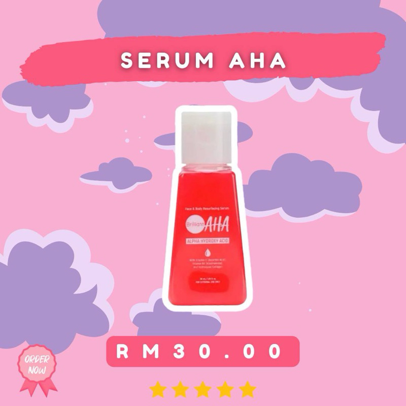 SERUM AHA BRILLIANTSKIN | Shopee Malaysia