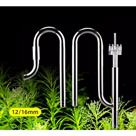 Stainless Steel Lily Pipe With Skimmer Inlet & Outlet Pipe [12mm | 16mm ...