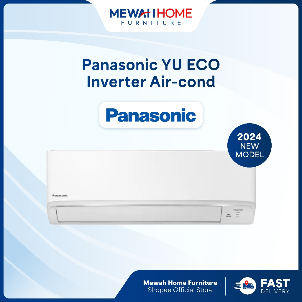 [SARAWAK]Mewah Home_Panasonic_YU_ECO Inverter_R32 Wall Mount Aircon(1Hp ...