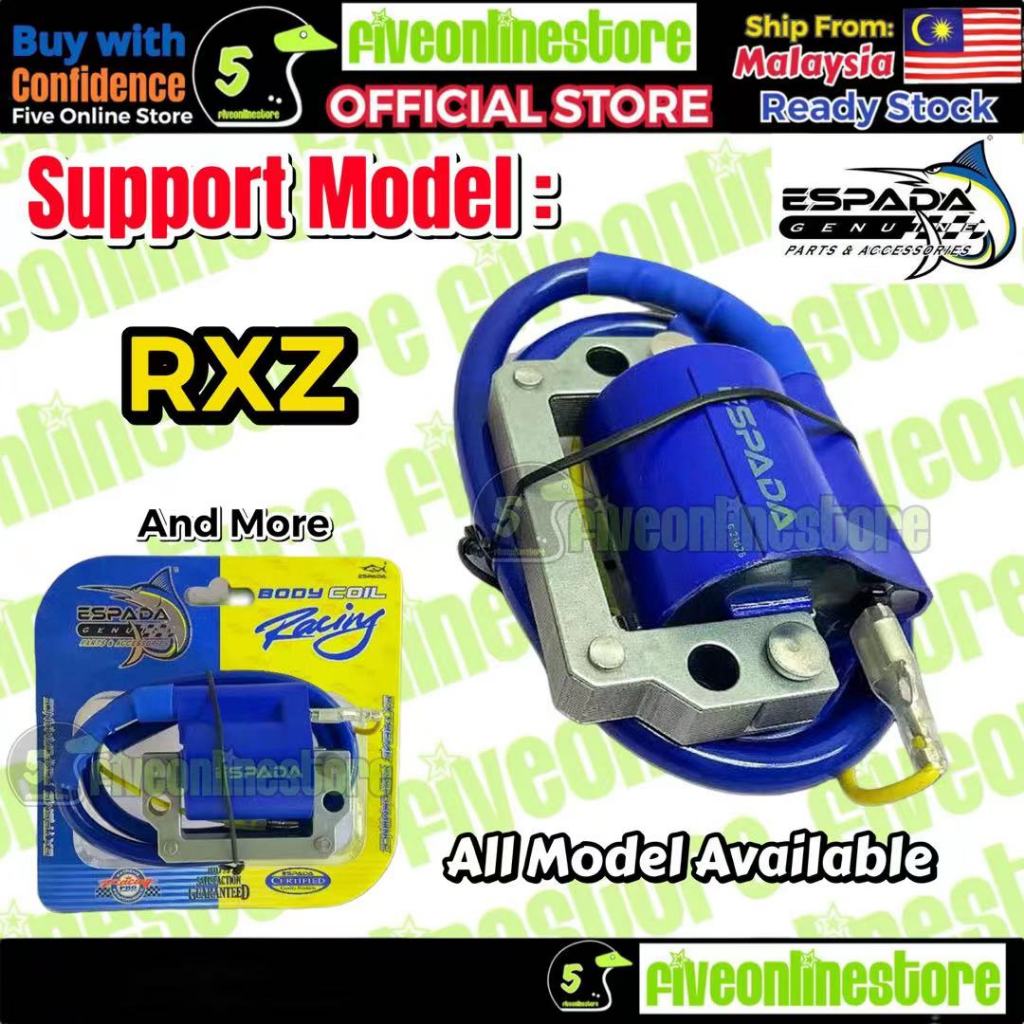 ESPADA Racing Body Coil PRO & Plug Iridium / Platinum Y15ZR Y15 Y16 ...
