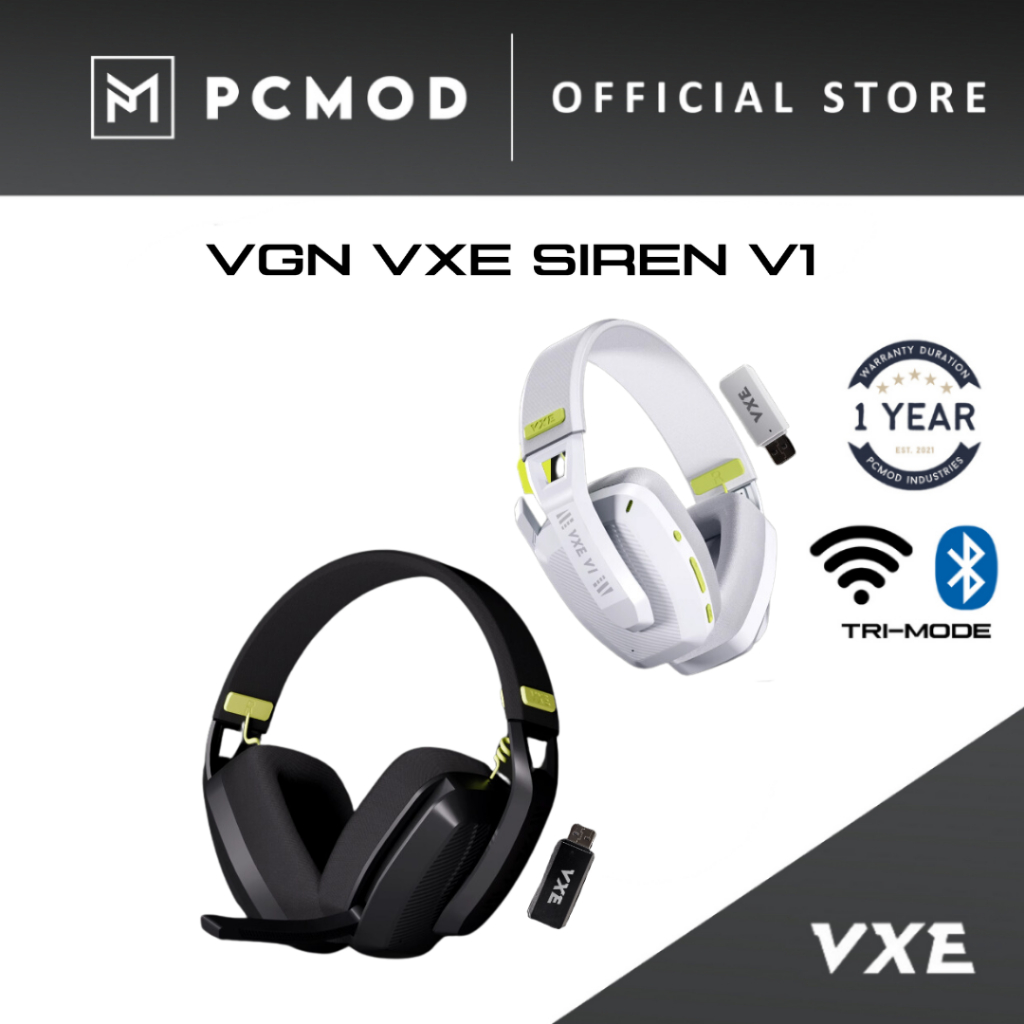 VGN VXE Siren V1 Wireless Headphones | Bluetooth , 2.4Ghz | PCMOD ...