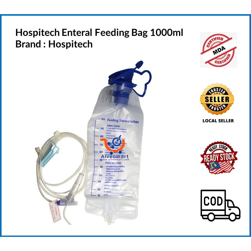 Hospitech Enteral Feeding Bag 1000ml | Shopee Malaysia