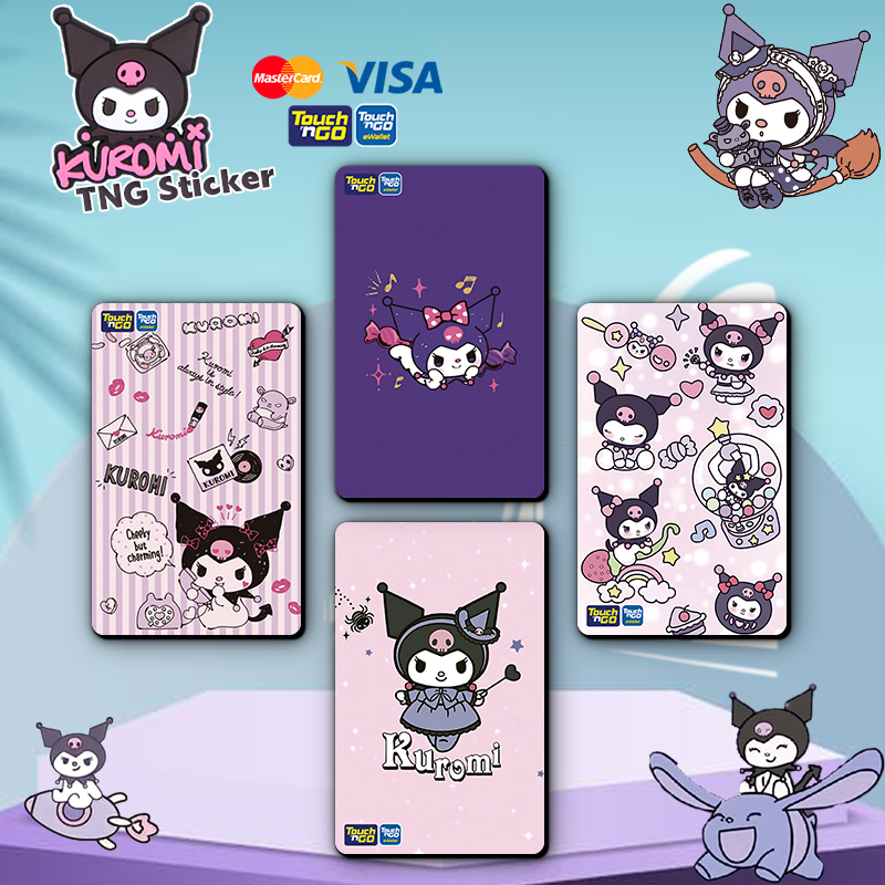 Kuromi (Series1) TNG Pelekat - Tng Touch N Go/Bank kad pelekat ...