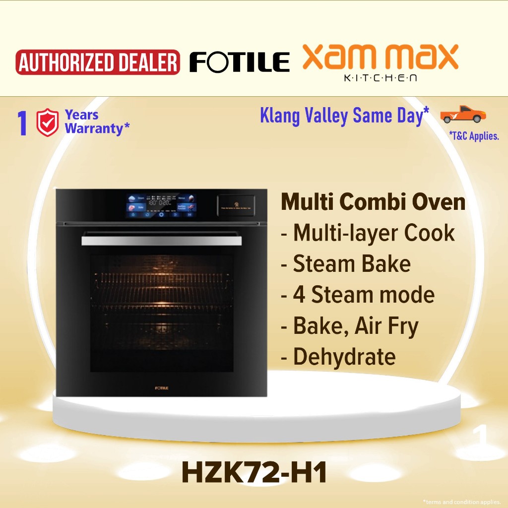 Fotile - HZK72-H1 72L Built-in Combi Oven (Steam, Bake, Air Fry, Dehydrate) 4-in-1 | Shopee Malaysia