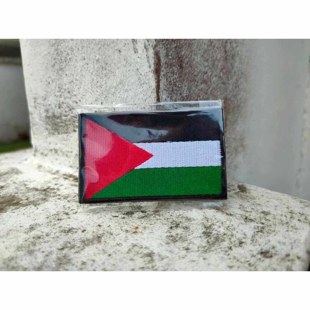 PALESTINE National Flag Embroidered Patch Iron on Sew On Badge For ...