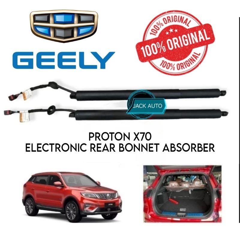 【ORIGINAL GEELY】PROTON X70 ELECTRONIC REAR BONNET ABSORBER | Shopee ...