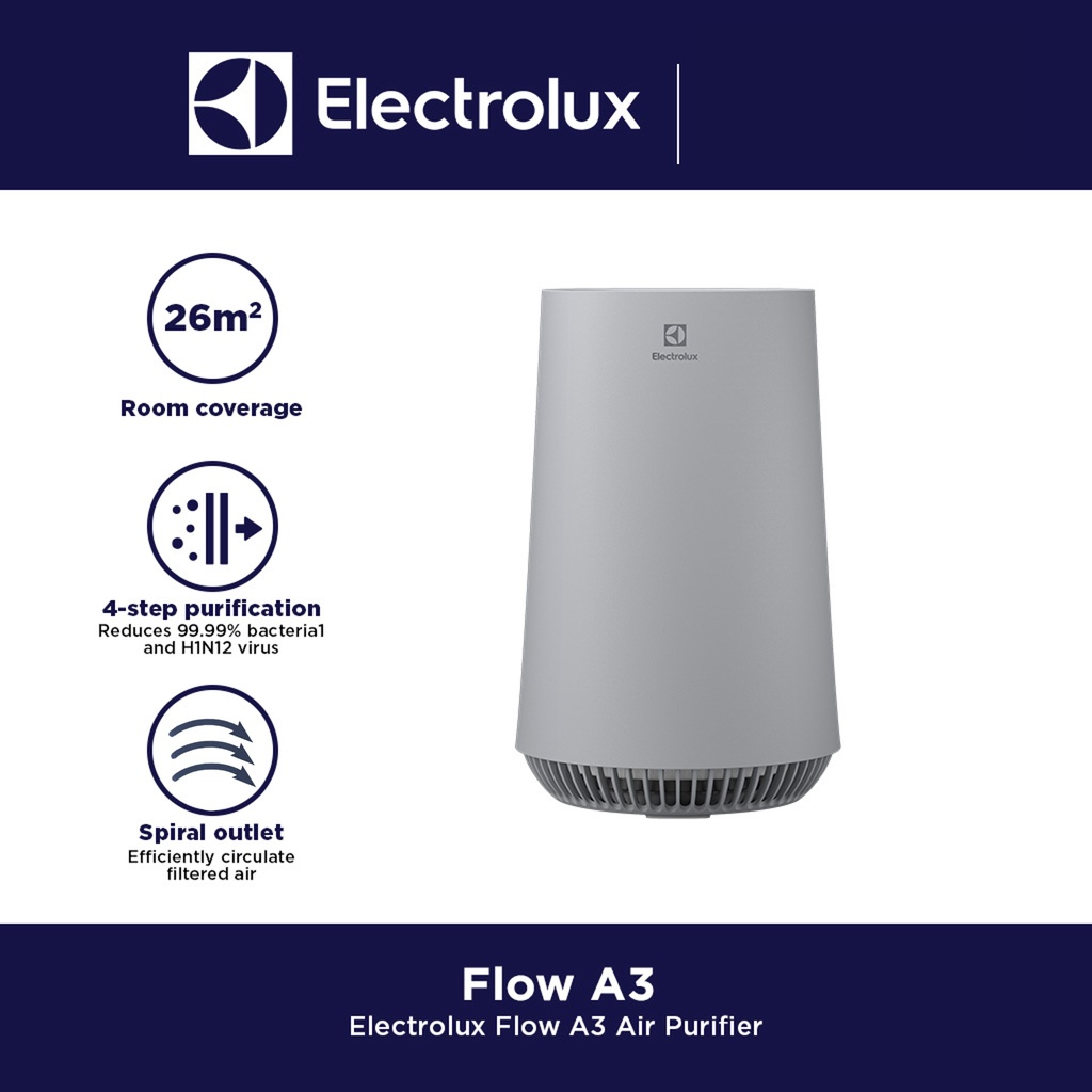 Electrolux Flow A3 Air Purifier FA31-202GY | Shopee Malaysia