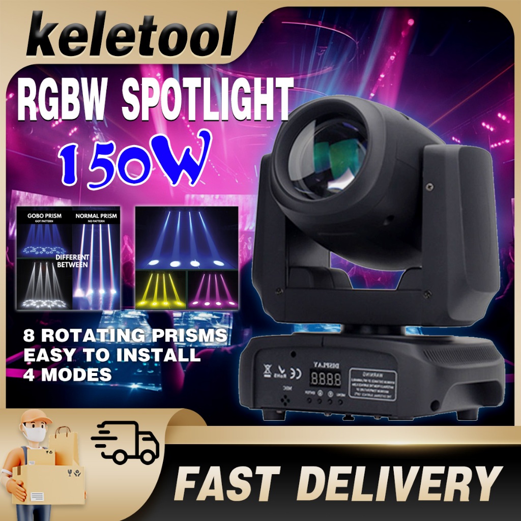LED Spot Moving Head 150w beam moving head,RGBW 4IN1, with rainbow ...