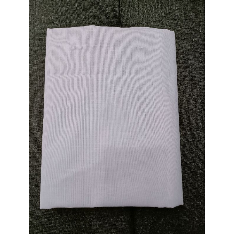 (1 Meter) Kain Putih Cotton Tebal Bidang 60 Pelbagai Guna Mudah Murah ...