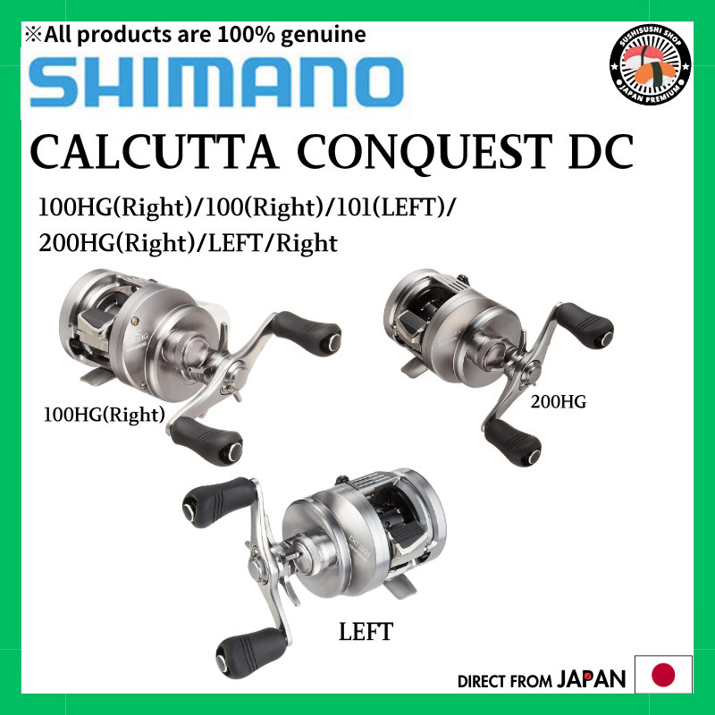 Shimano Dual Axis 20 Calcutta Conquest DC [100/101//100HG/200HG] drive Baitcasting Reel Direct ...
