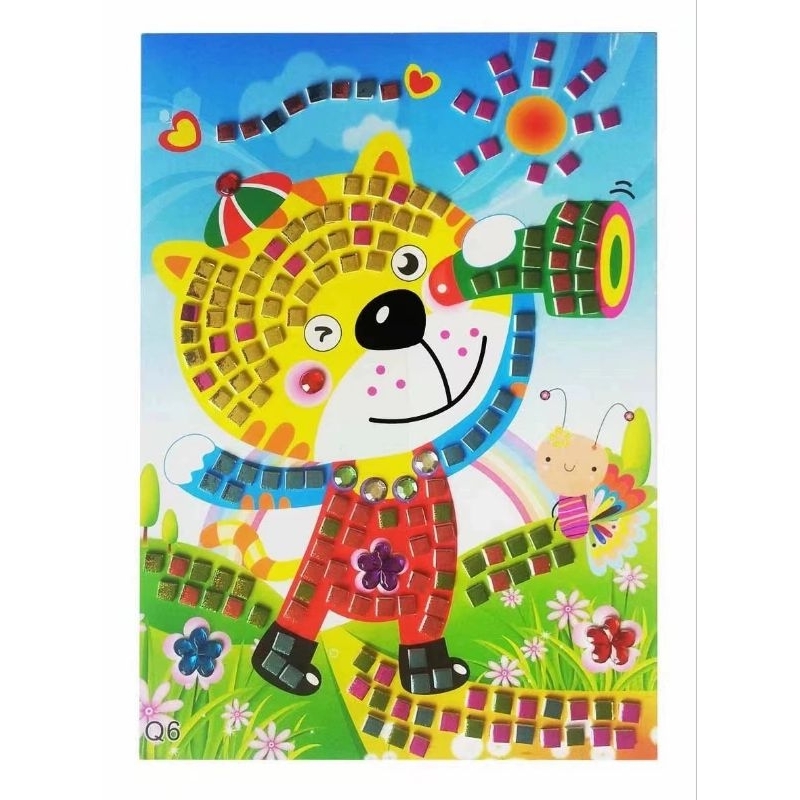 EVA stickers 12 mosaic stickers diamond stickers 3D EVA stickers ...