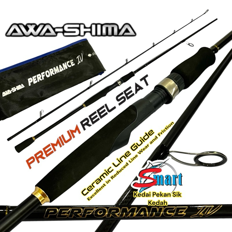 2022 AWASHIMA PERFORMANCE 4 / Rod Spining Only (Rod Memang Ringan ...