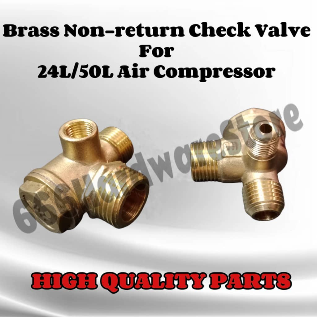 Brass Non-return Check Valve for 24L/ 50L Air Compressor | Shopee Malaysia