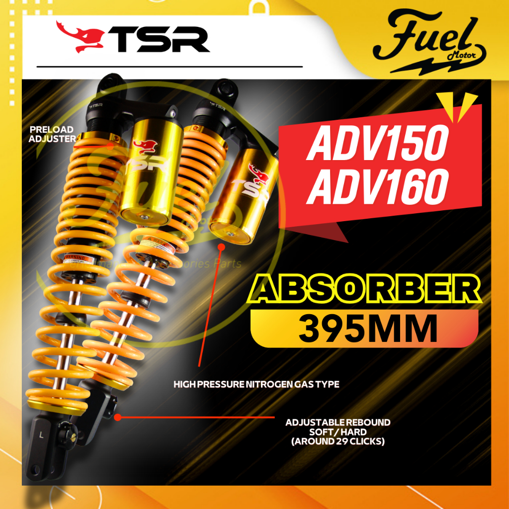 TSR Absorber ADV150 ADV160 395MM | Shopee Malaysia
