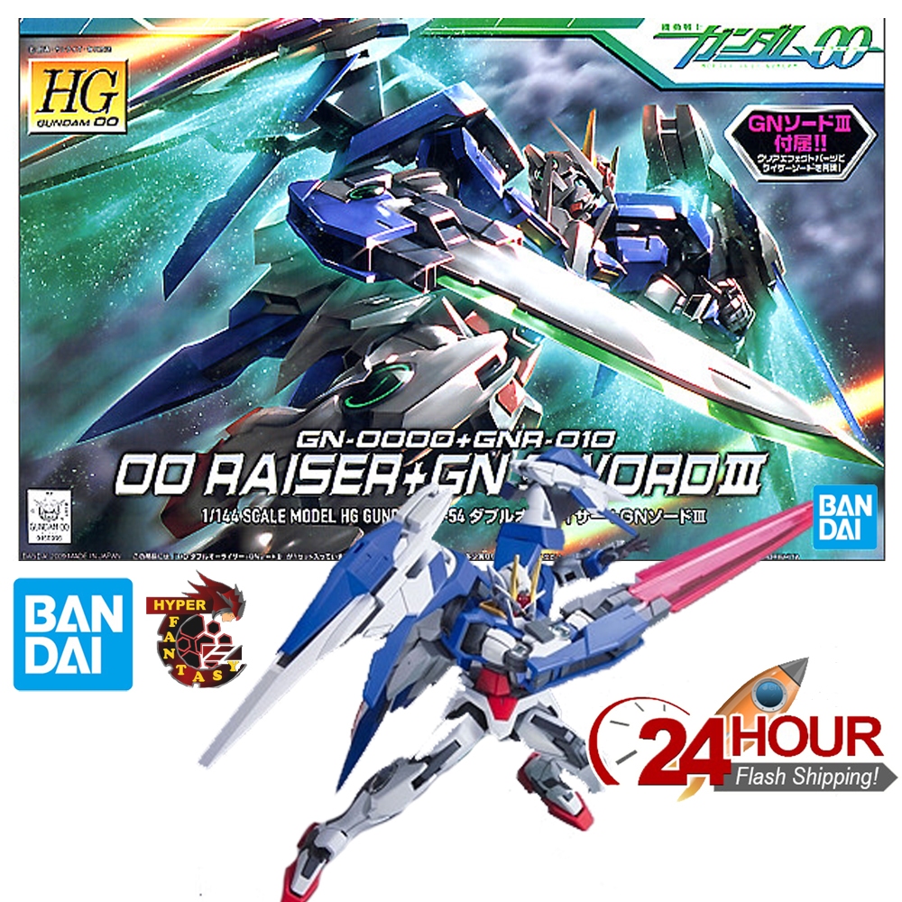 BANDAI HG 1/144 00 Raiser + GN Sword III (Gundam Model Kits) Gundam 00 ...