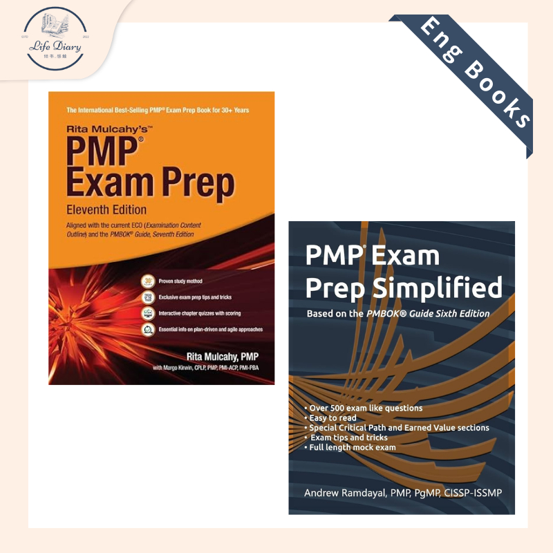 [𝐏𝐃𝐅 Format] PMP Exam Prep - 11th Edition 2023 by Rita Mulcahy & PMP Exam Prep Simplified by ...