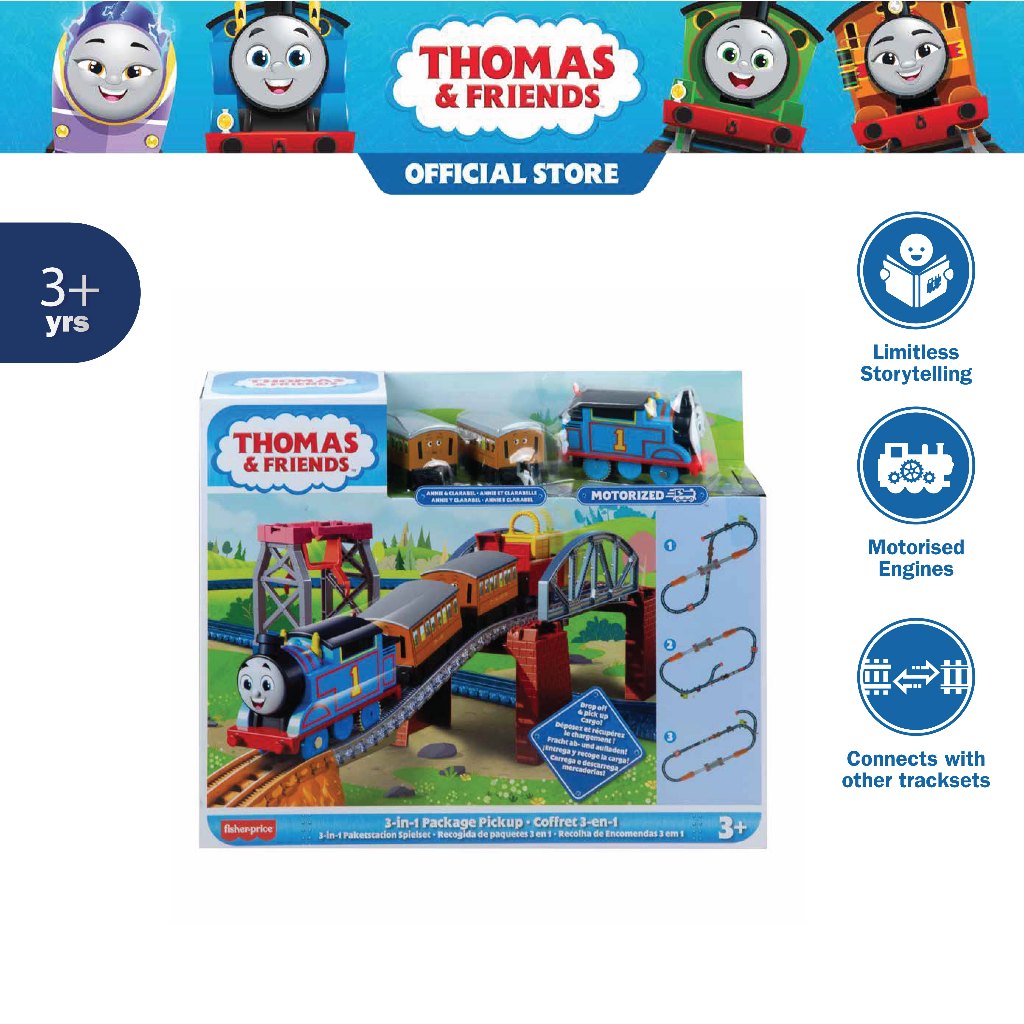 Fisher-Price Thomas & Friends 3-in-1 Package Pickup (HGX64) | Shopee ...