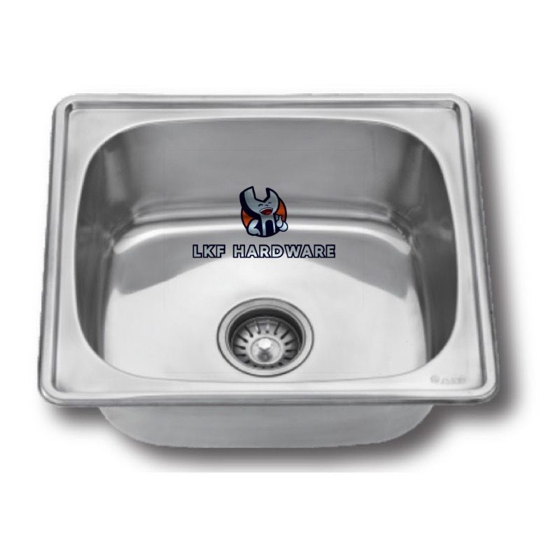 BOB STAINLESS STEEL SINGLE BOWL KITCHEN SINK (BB1719) / SINKI DAPUR ...