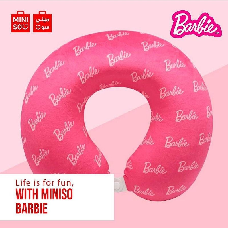💯🇲🇾 𝐆𝐄𝐍𝐔𝐈𝐍𝐄 𝐌𝐈𝐍𝐈𝐒𝐎 𝐱 𝐎𝐅𝐅𝐈𝐂𝐈𝐀𝐋 𝐁𝐀𝐑𝐁𝐈𝐄 NECK PILLOW / BARBIE TRAVEL PILLOW ...