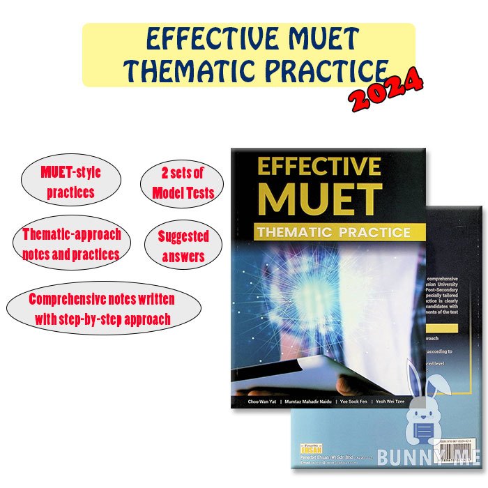 [BUNNY] 2024 Buku Rujukan : Effective Muet Thematic Practice - CEFR ...
