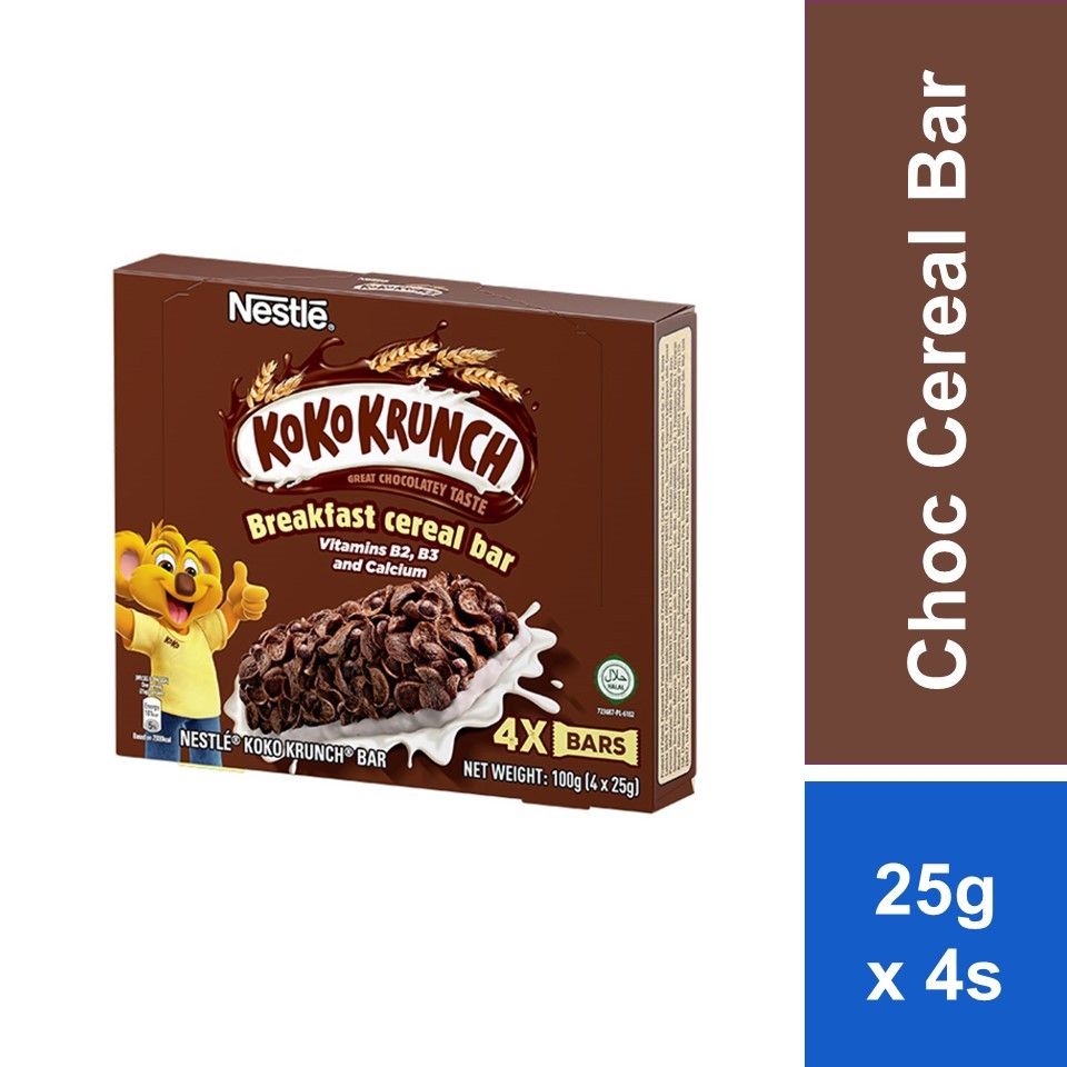 NESTLE Koko Krunch Cereal Bar 25g x 4s (Halal) | Shopee Malaysia
