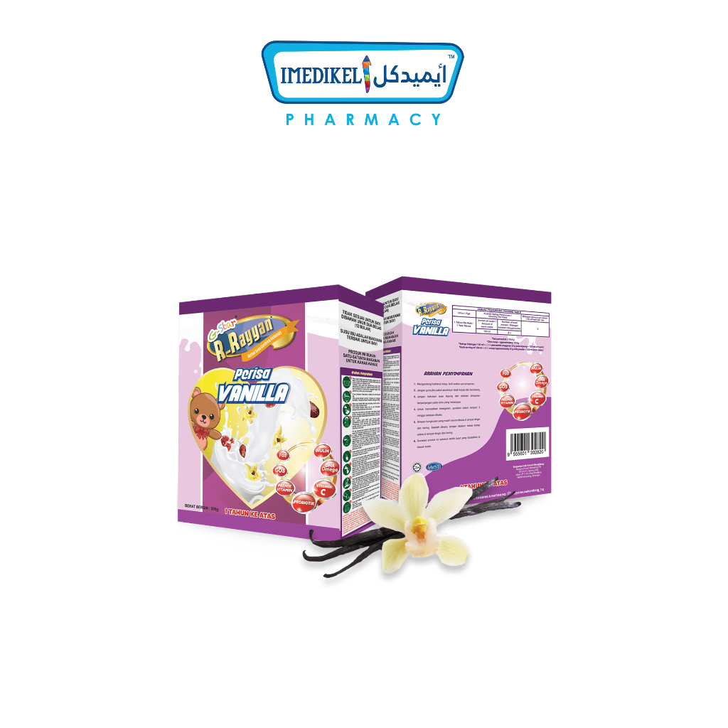 SUSU R-RAYYAN PERISA VANILLA 1 TAHUN KE ATAS 500G | Shopee Malaysia