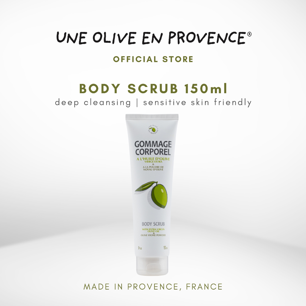 Une Olive Body Scrub with Extra Virgin Olive Oil & Olive Squalane ...