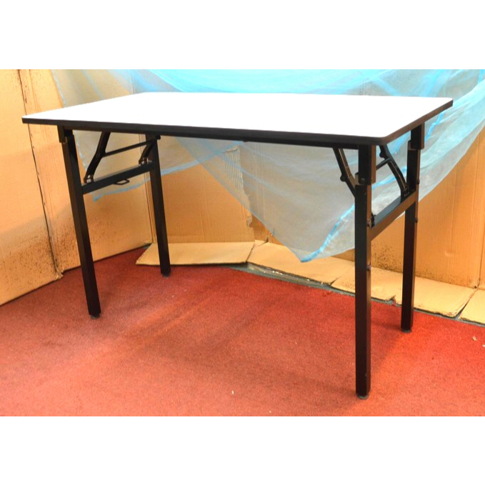 Banquet Table size 75W x 120L x 75H cm, strong 32 x 32 mm foldable leg ...