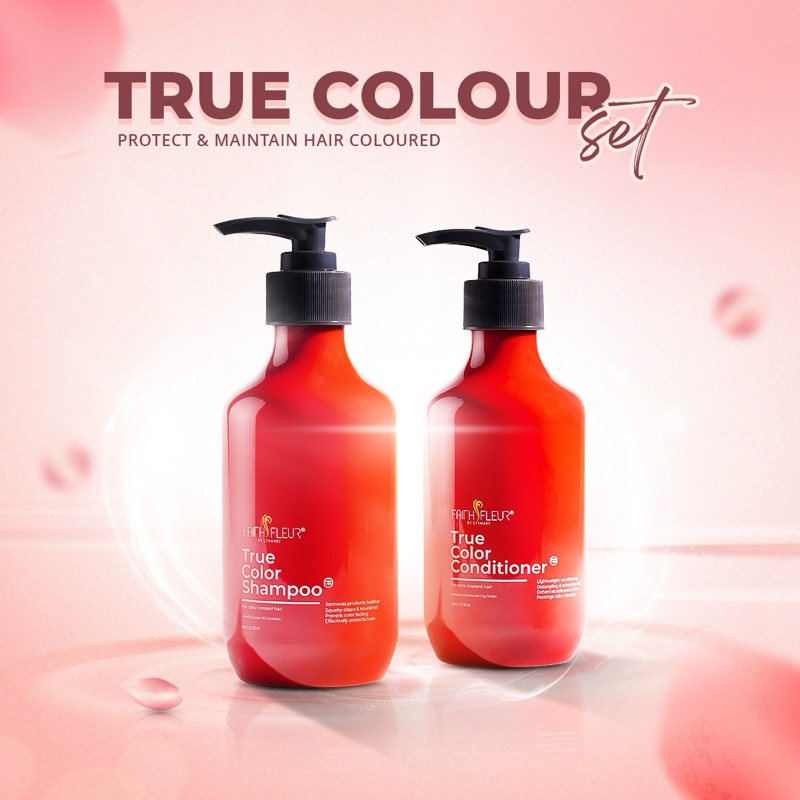 FAITH FLEUR FOR COLOURED HAIR SHAMPOO & CONDITIONER 250ML | Shopee Malaysia
