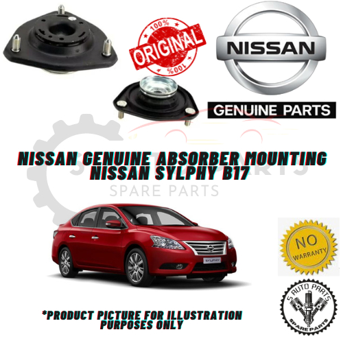 NISSAN SYLPHY B17 (FRONT 2PCS) 100% ORIGINAL NISSAN GENUINE ABSORBER ...