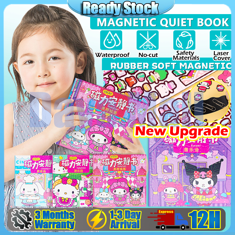 Magnetic Quiet Book no cut and diy required Kuromi Melody Sanrio and ...