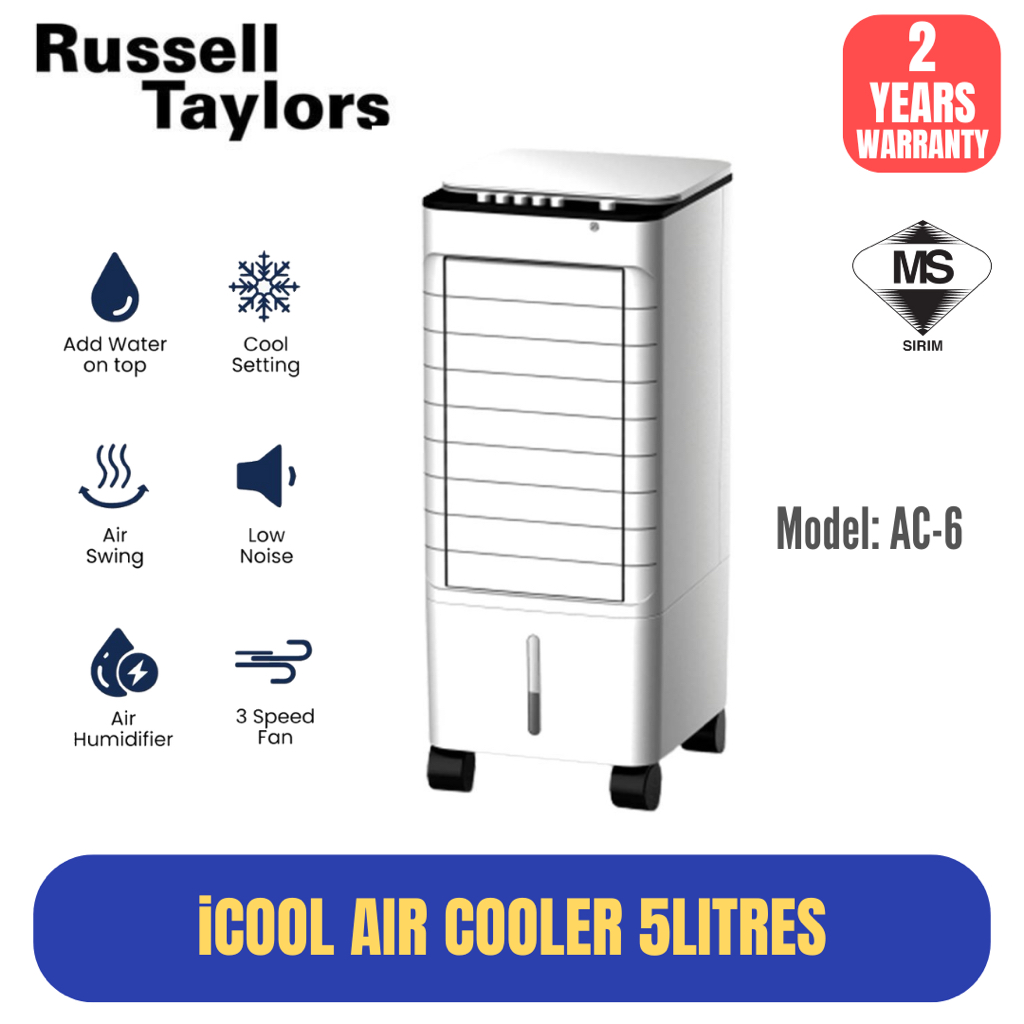 Russell Taylors iCool Air Cooler 5L AC-6 | Shopee Malaysia
