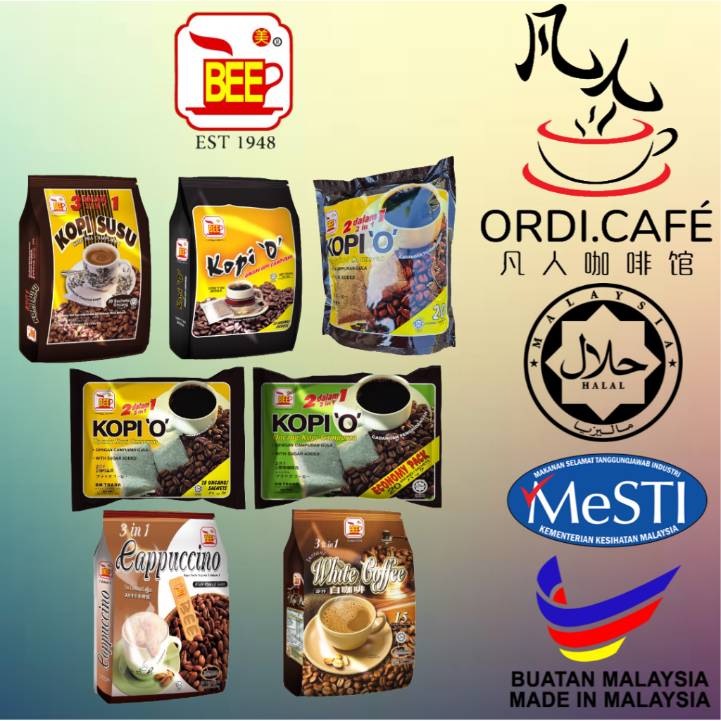 BEE Penang Kopi O & White Coffee & Cappuccino 新建美槟城咖啡乌白咖啡 | Shopee Malaysia