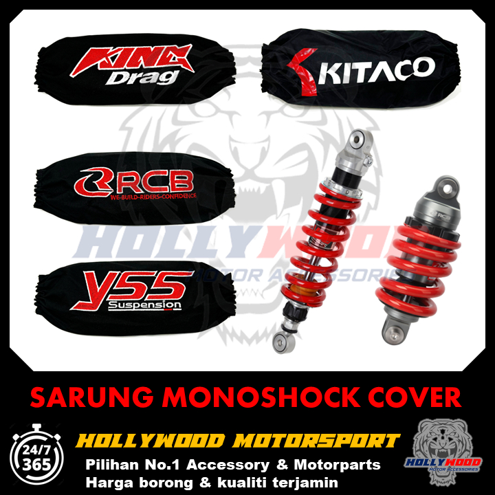 PREMIUM UNIVERSAL SARUNG ABSORBER MONOSHOCK COVER JENIS KAIN TEBAL ...