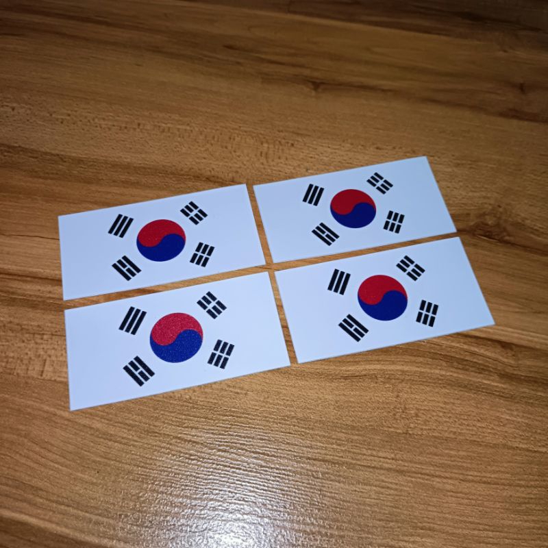 Negara Korea flag sticker inkjet print | Shopee Malaysia