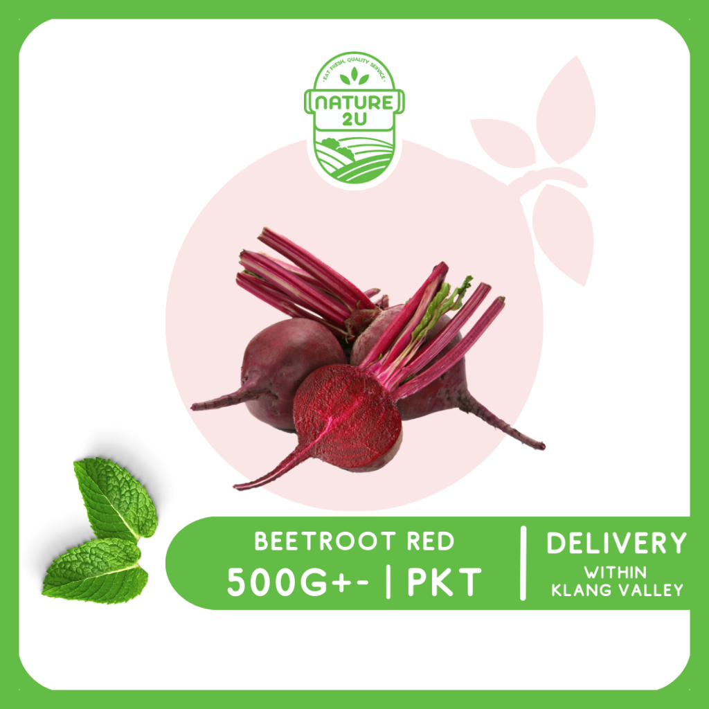 Nature2U Fresh Vegetable - Beetroot / Ubi Bit / 红菜头 (500G+- | PKT ...